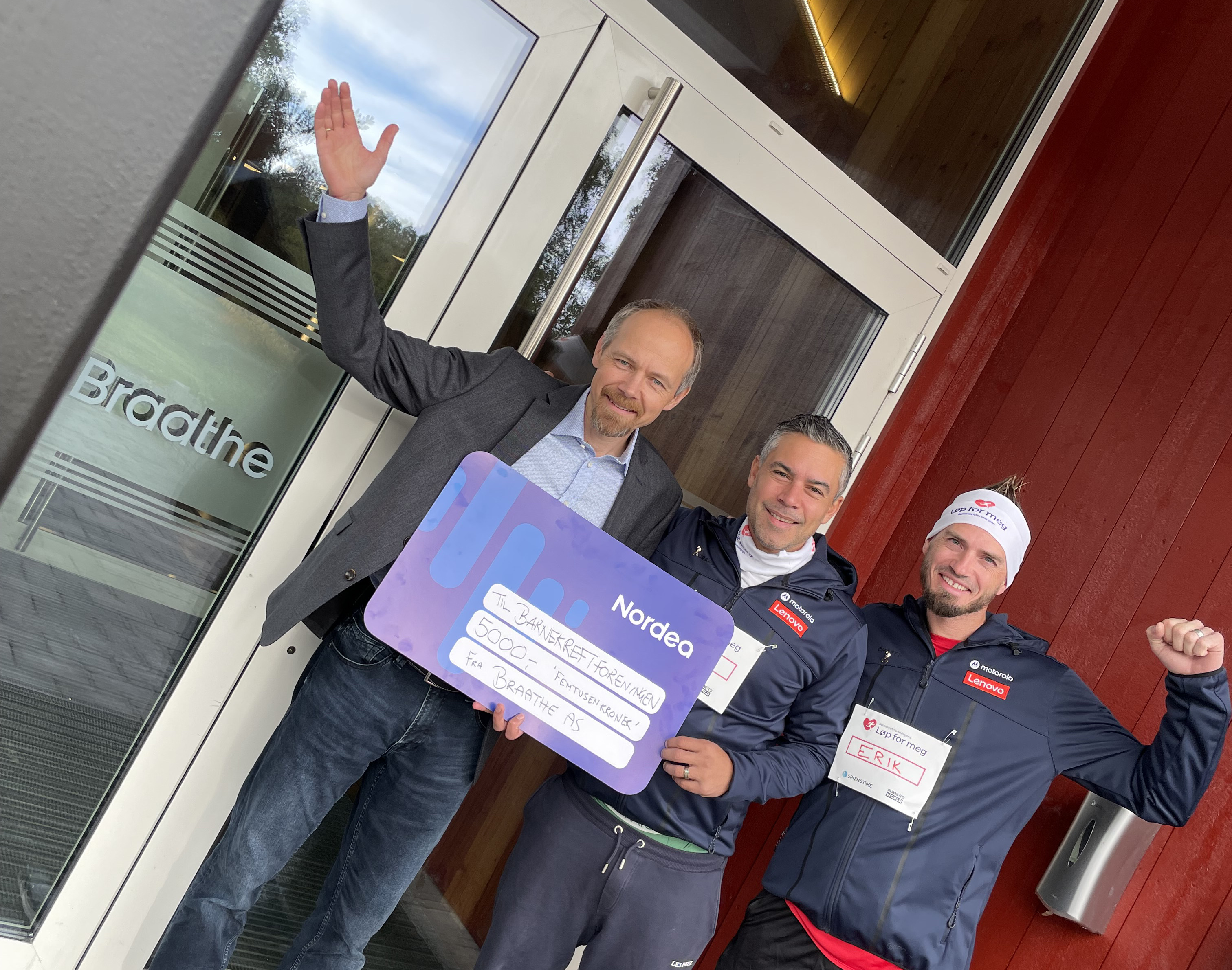 Braathe støtter Barnekreftforeningen - iteam Braathe